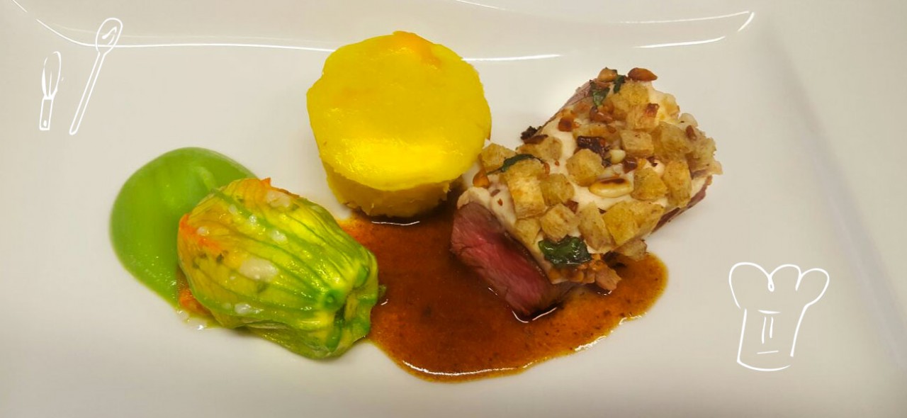 Lombo d'agnello in crosta mediterranea - Ricette dello chef ...